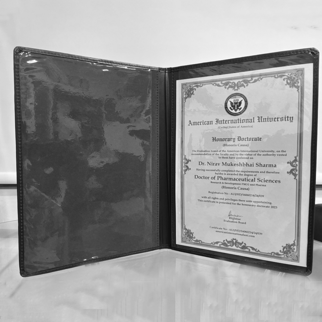 Nirav Sharma's Achievements: A Journey of Innovation & Impact